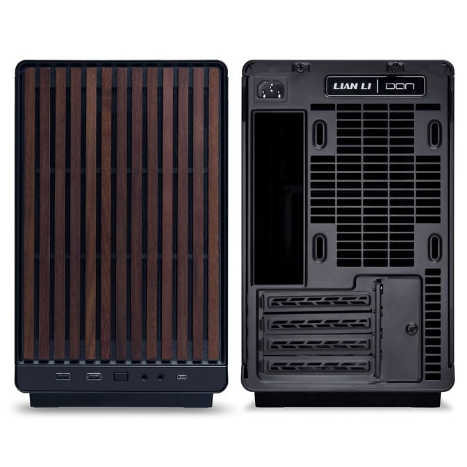 Lian Li DAN Cases A3-mATX Wood Edition PC Case, Tempered Glass, Micro ...