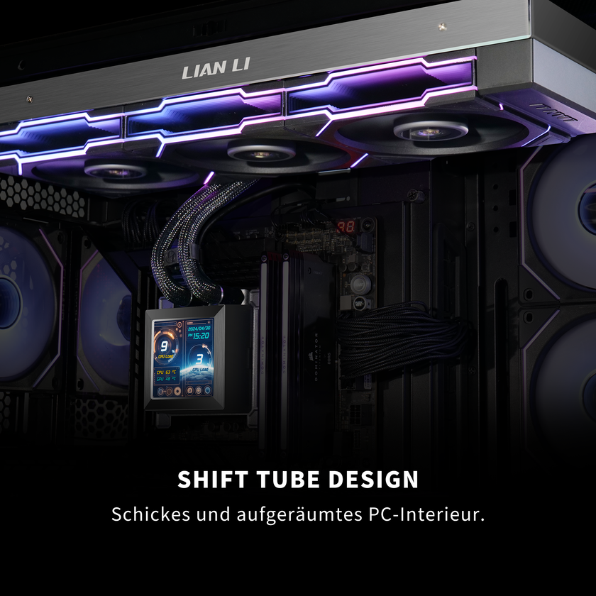 Lian Li HydroShift LCD 360 TL Komplett-Wasserkühlung - schwarz