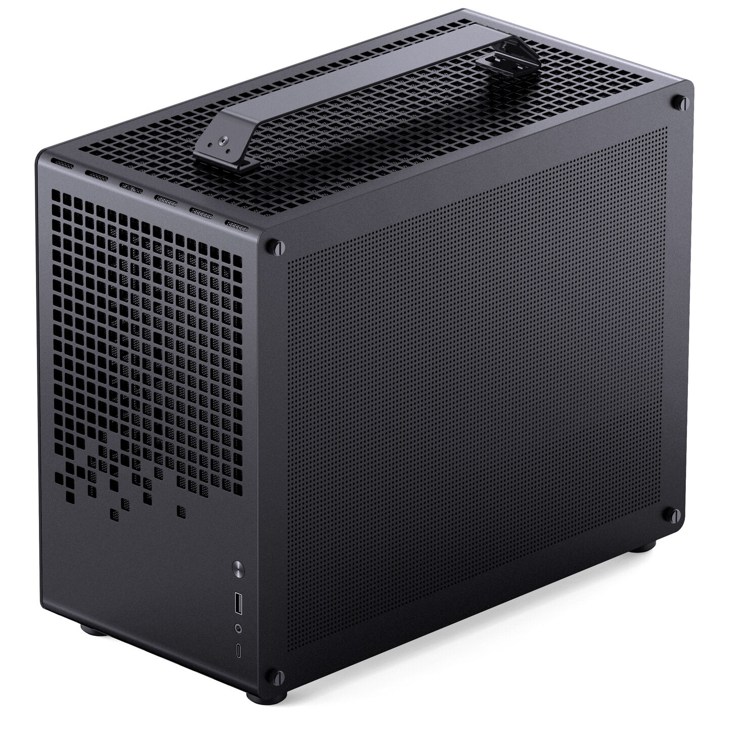 Jonsplus Z20 Micro-ATX case, with carrying handle - black