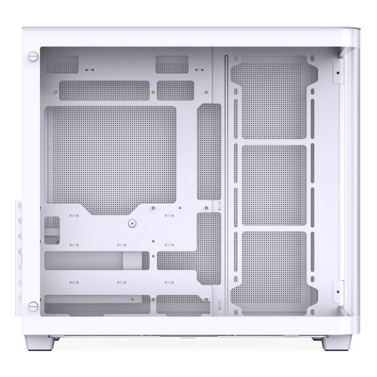 Jonsbo TK-3 PC Case, Mid Tower, ATX, Tempered Glass - White