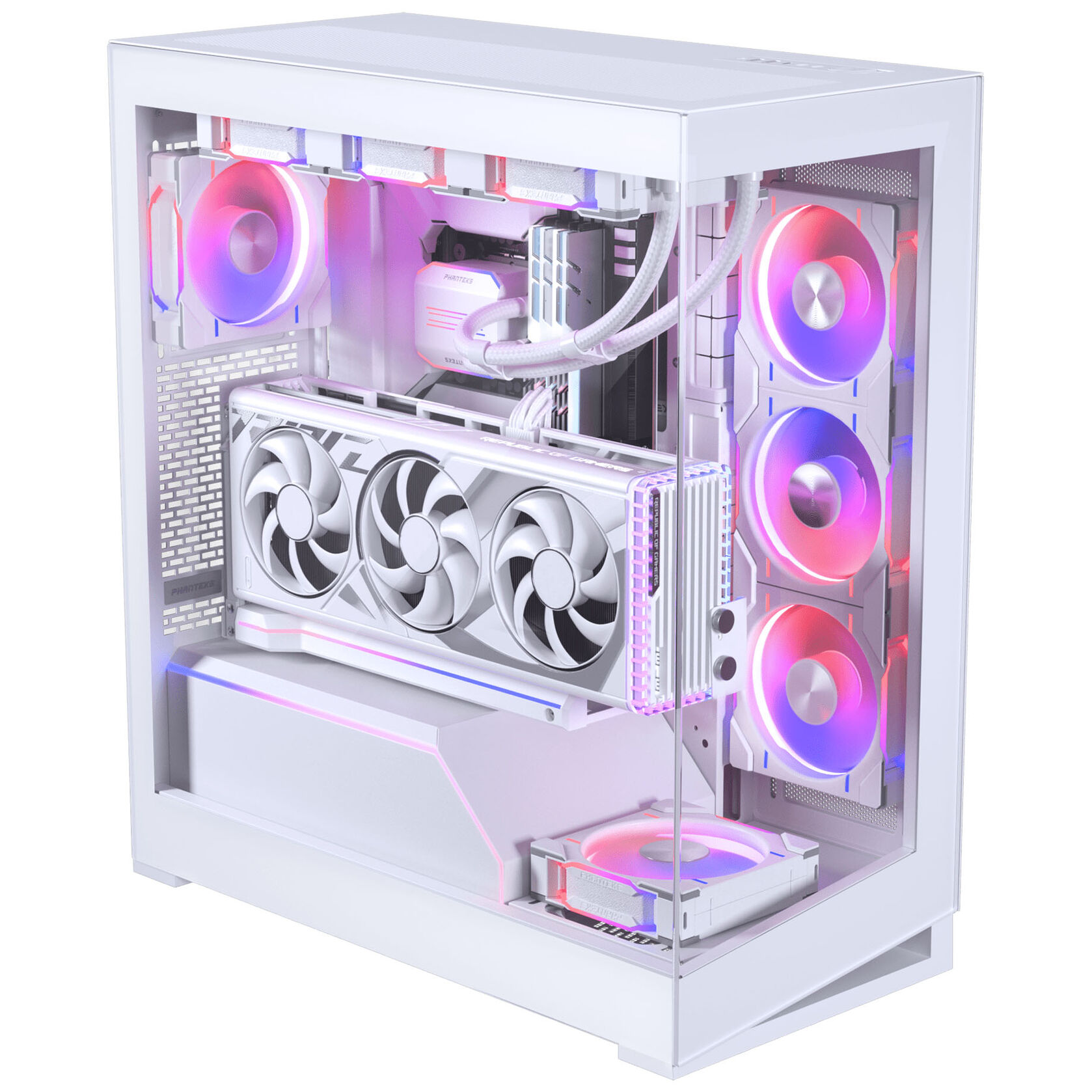 PHANTEKS NV5 MK2 Mid-Tower, E-ATX Case, Tempered Glass, DRGB - white