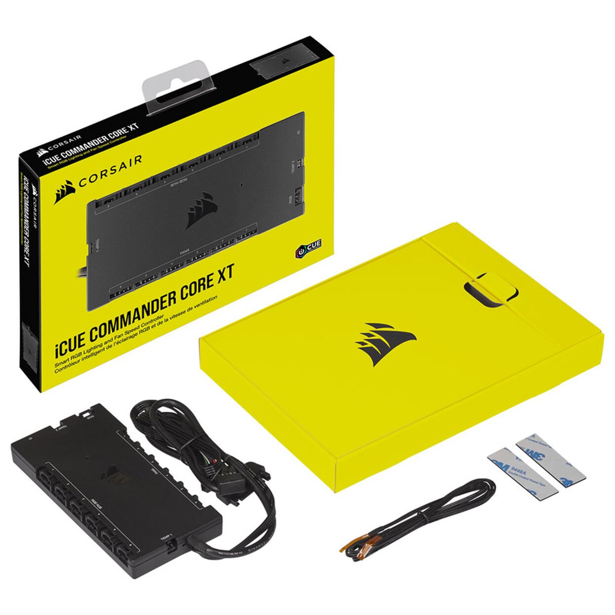 Corsair Commander Core XT RGB LED Controller + Fan Hub - schwarz