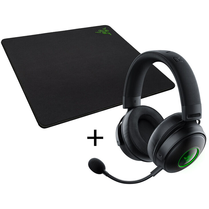 Razer Kraken V3 Pro Gaming Headset + Razer Gigantus Elite Edition ...