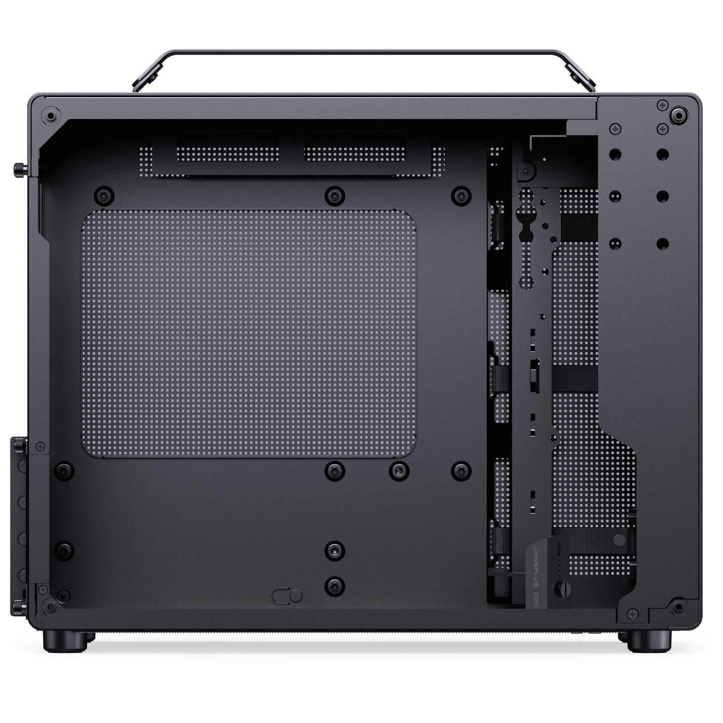 Jonsplus Z20 Micro-ATX case, with carrying handle - black