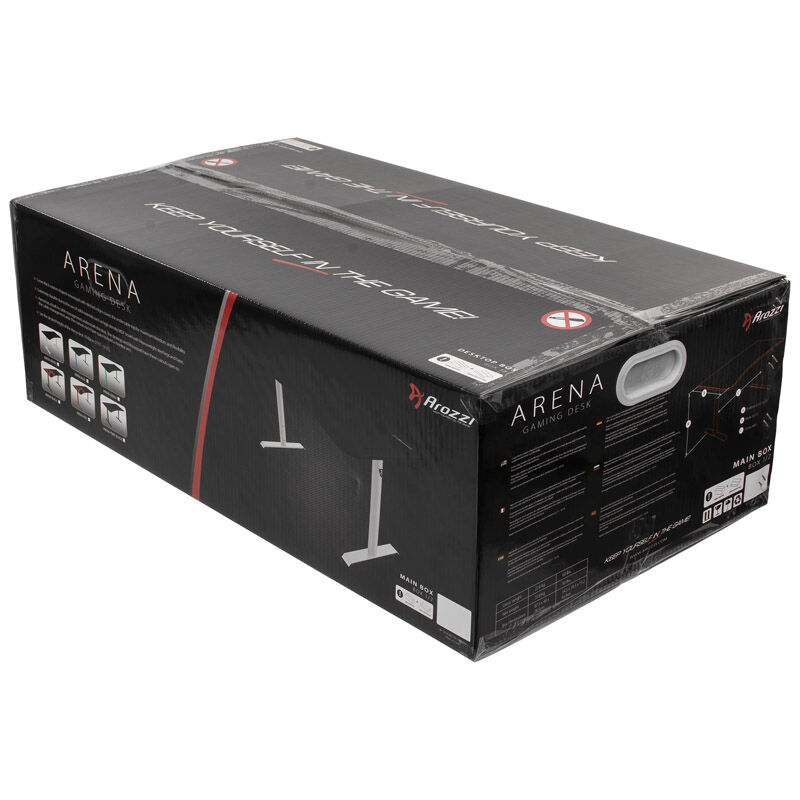 Arozzi Arena Gaming Desk white