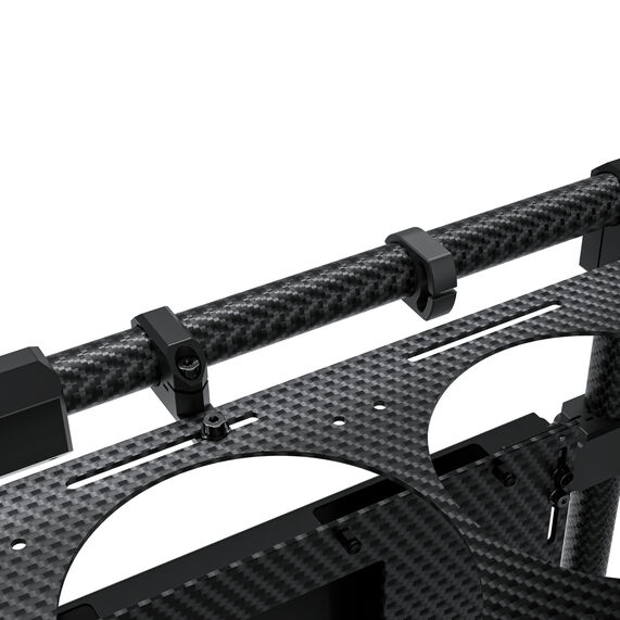 Alphacool Apex Pro Skeleton Case, Mid Tower, ATX, Distro Plate - Carbon ...