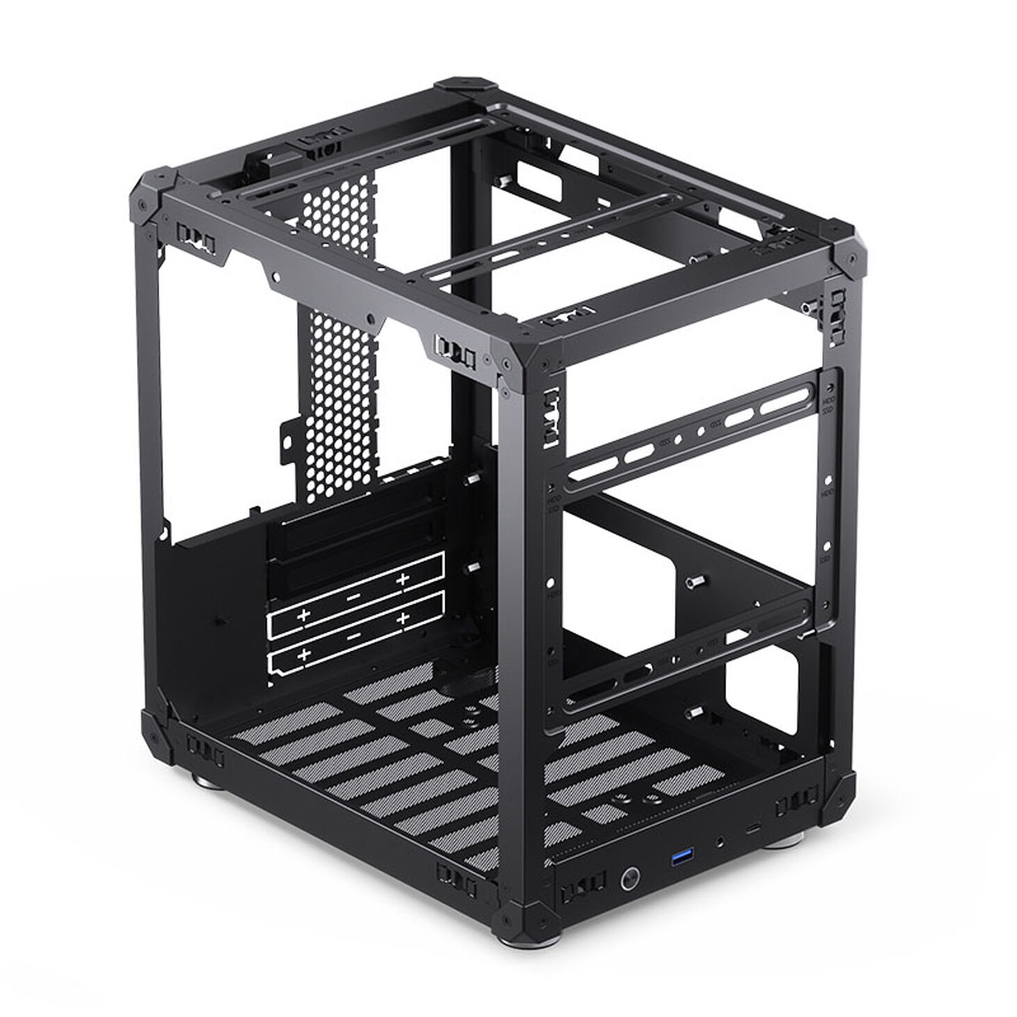 Jonsbo C6 PC Case, Mini Tower, Micro-ATX - black