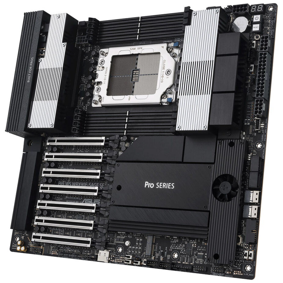 ASUS Pro WS WRX90E-Sage SE, AMD WRX90 Mainboard, Sockel sTR5, DDR5