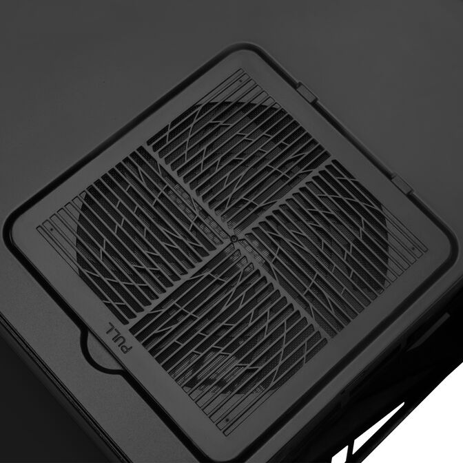 SilverStone SST-LD03B-AF Lucid Mini-ITX Gehäuse, Tempered Glass - schwarz