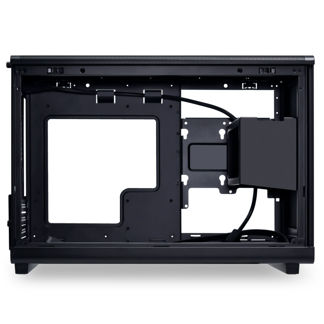 Lian Li DAN Cases A3-mATX Wood Edition PC Case, Micro-ATX - Walnut, Black