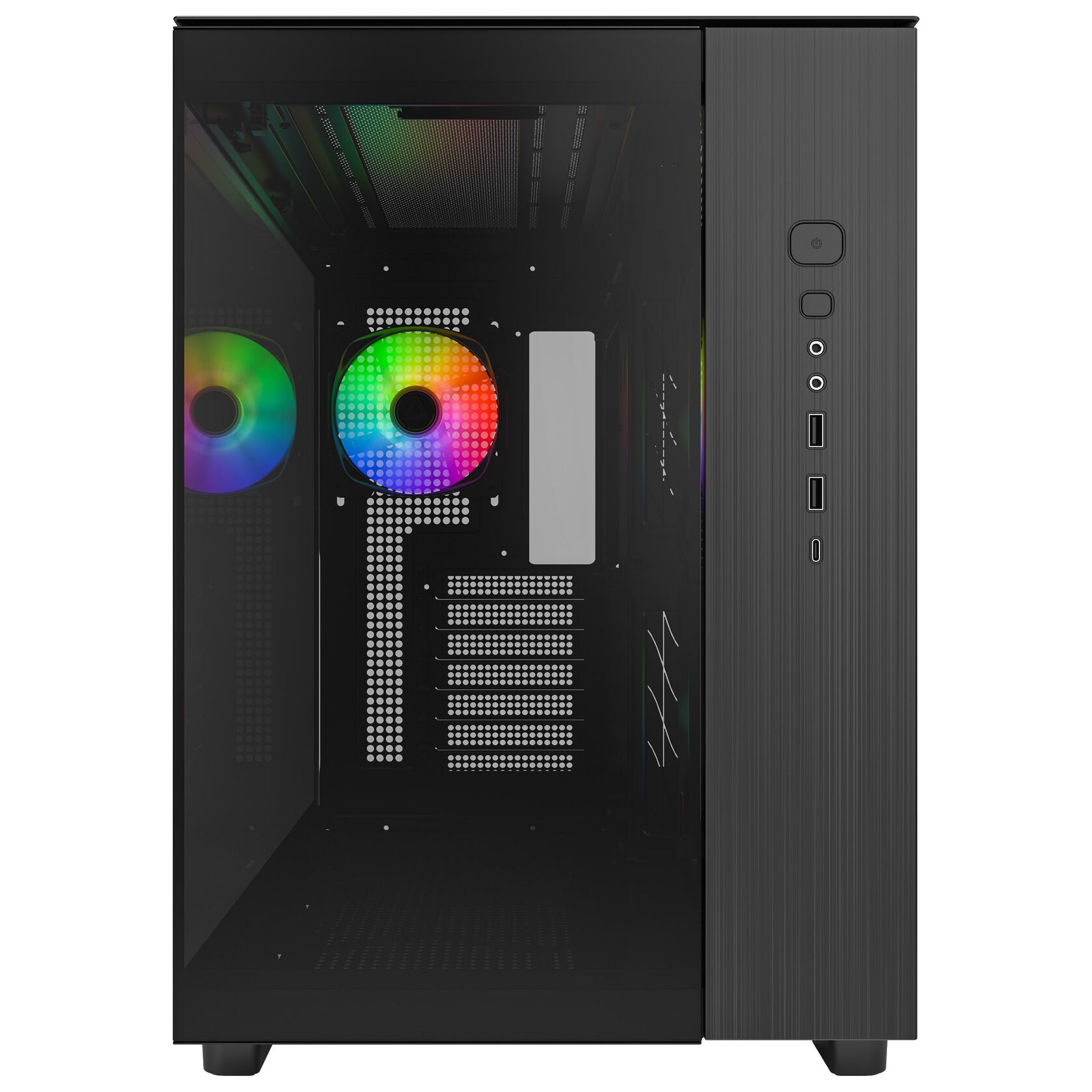 Montech KING 65 PRO PC-Gehäuse, Midi-Tower, ATX, ARGB, Tempered Glass ...