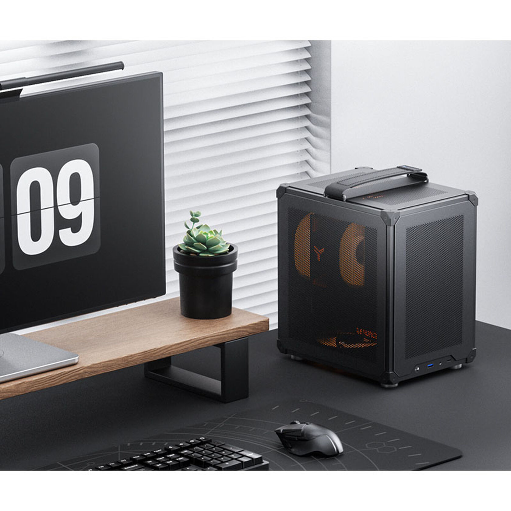 Jonsbo C6-ITX PC Case, Mini-ITX - Black