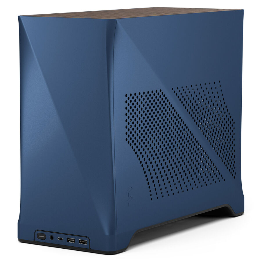 Fractal Design Era 2 Mini-ITX Case, Walnut Wood Panel – Blue