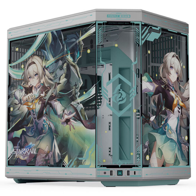 HYTE Y70 Firefly Japan Edition PC Case, Mid-Tower, E-ATX Tempered Glass ...