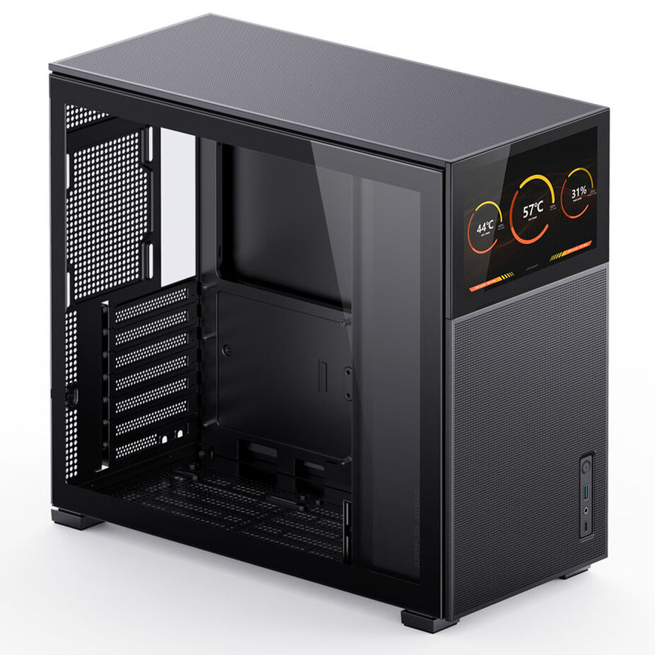 Jonsbo D41 MESH Screen ATX Case, Tempered Glass - black