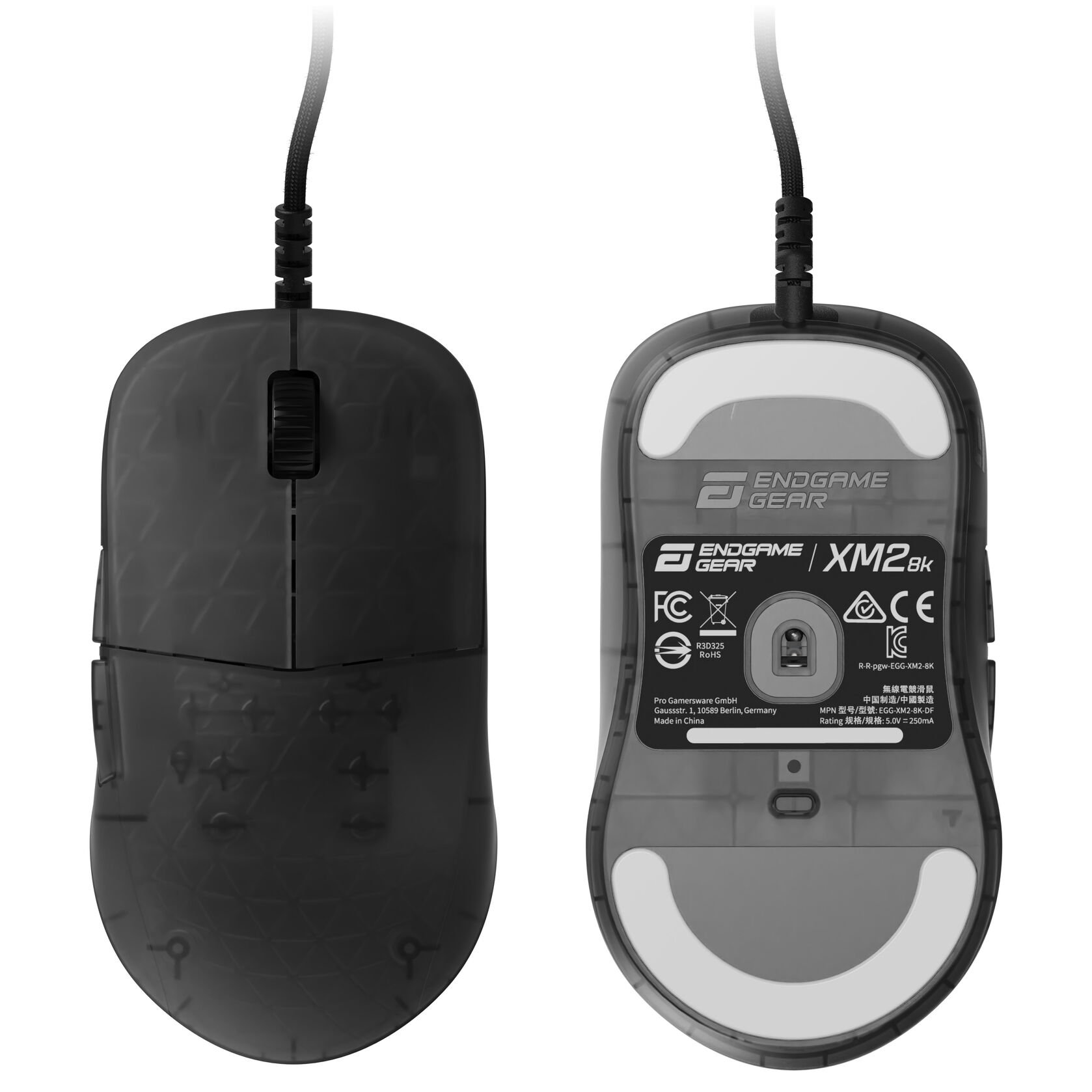 Endgame Gear XM2 8k Gaming Mouse, Wired - Dark Frost