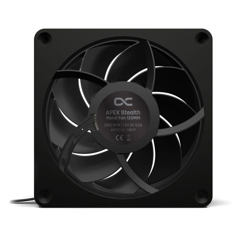 Alphacool Apex Stealth Metal Fan 120 mm, 2,000 RPM - black