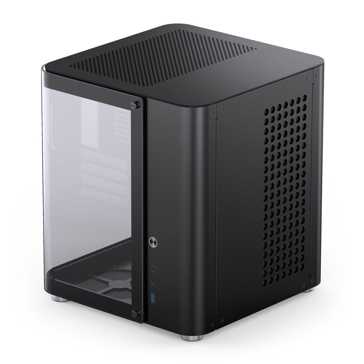 Jonsbo TK-1 2.0 Micro-ATX case, Tempered Glass - black