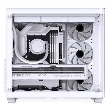 Jonsbo TK-3 PC Case, Mid Tower, ATX, Tempered Glass - White
