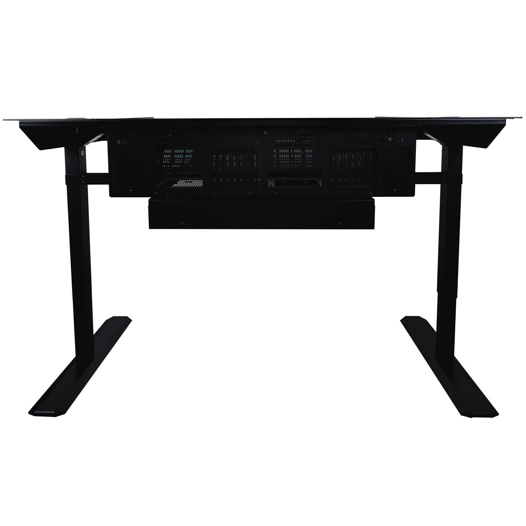 Lian Li DK07 desk chassis, dual-system capable, 2x E-ATX, height ...