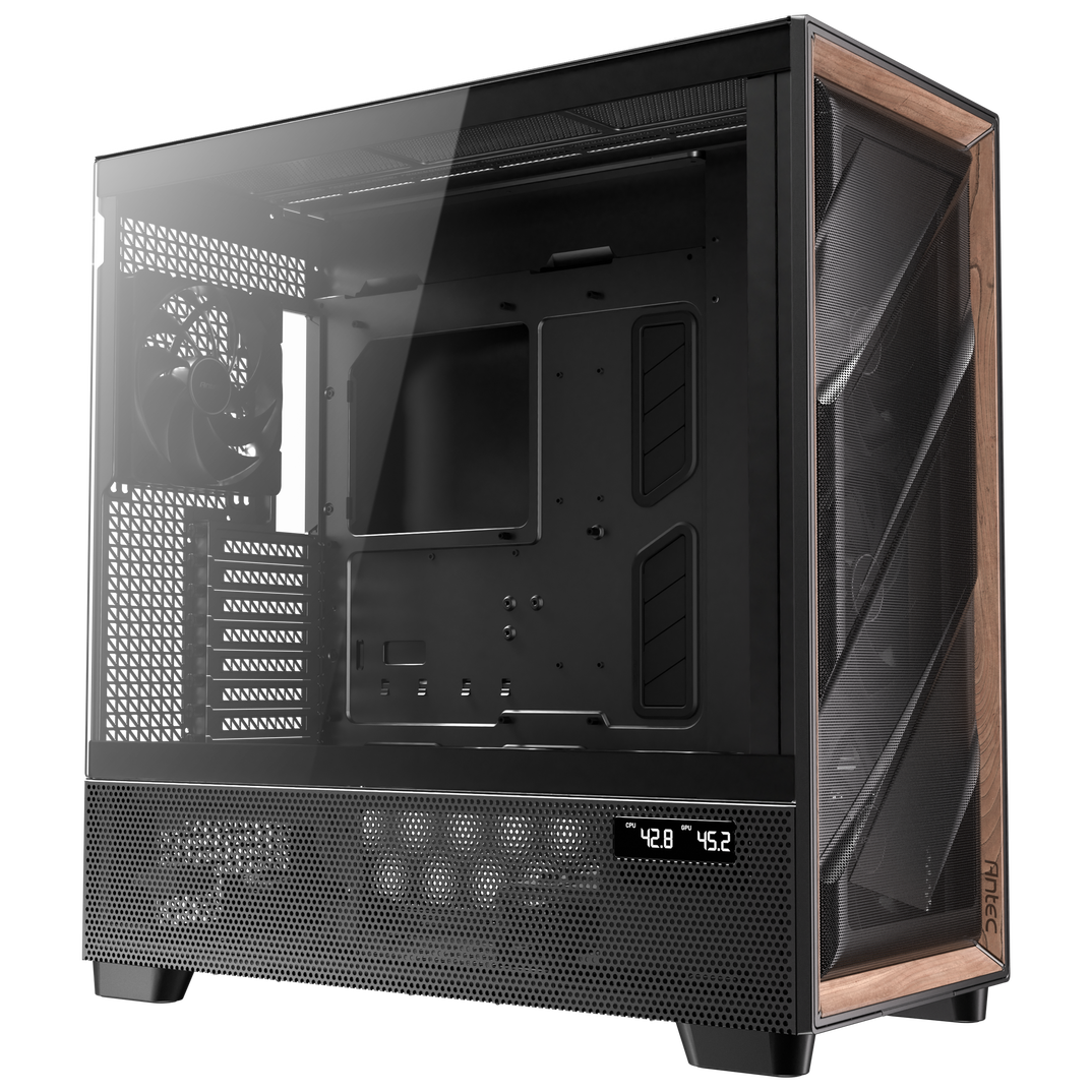 Antec Flux Pro PC case, full tower, E-ATX, tempered glass – black