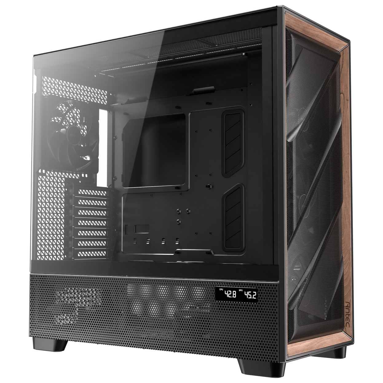 Antec Flux Pro PC case, full tower, E-ATX, tempered glass – black