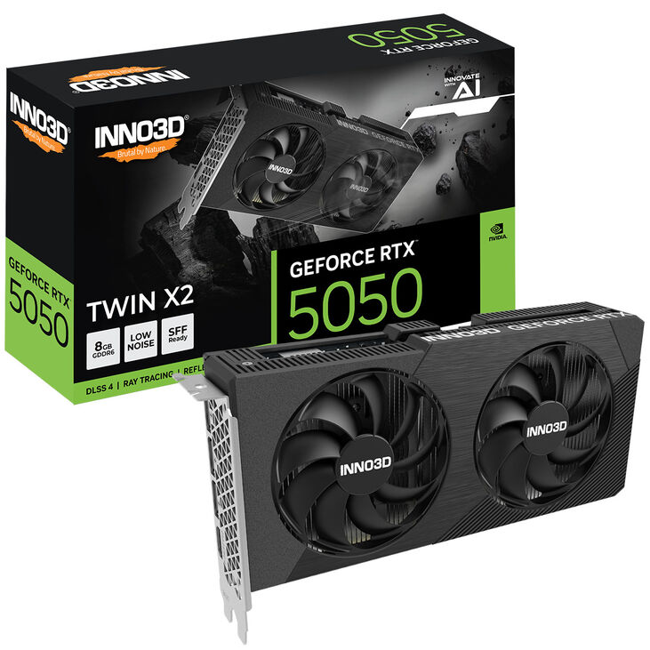 INNO3D GeForce RTX 5050 Twin X2, 8192 MB GDDR6