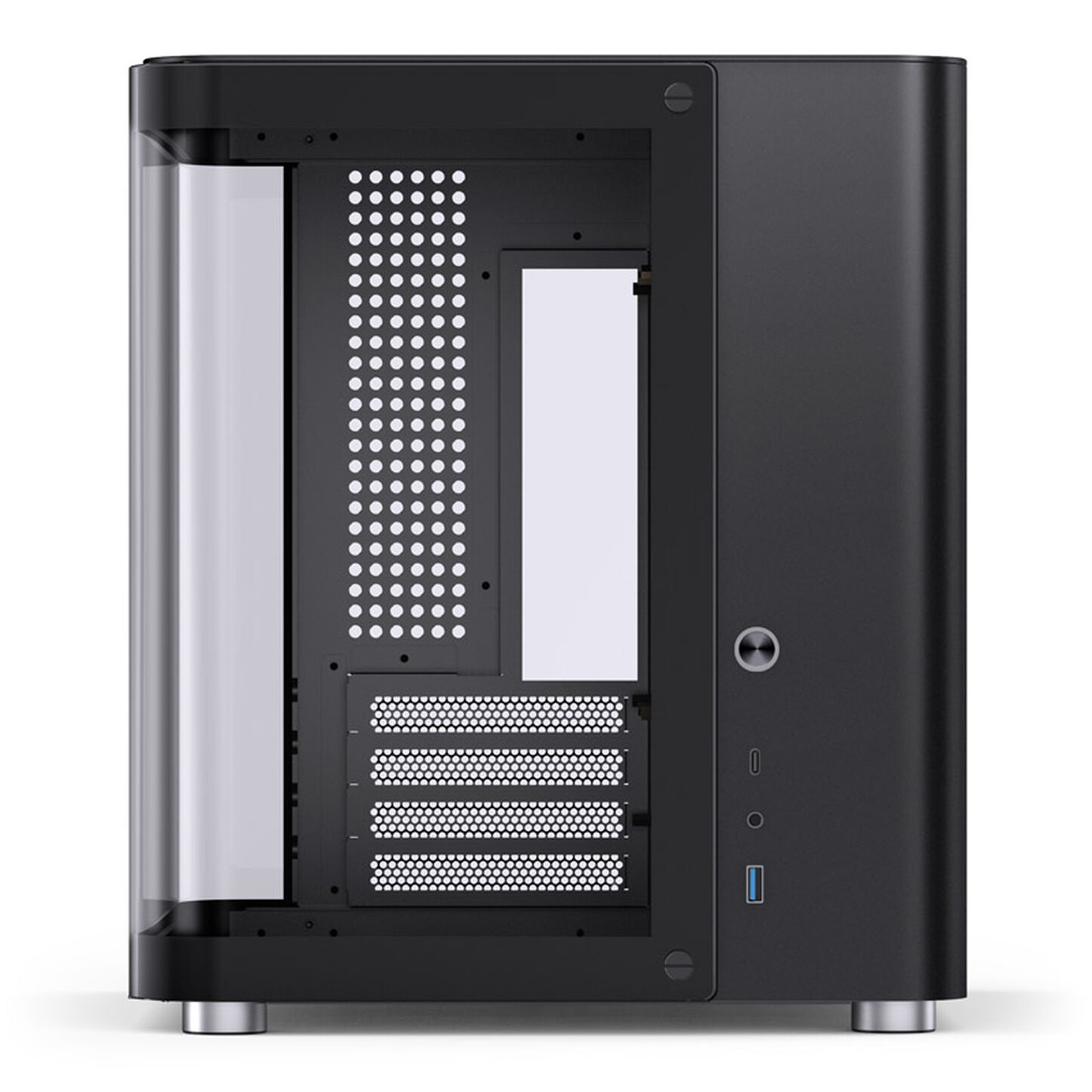 Jonsbo TK-1 2.0 Micro-ATX case, Tempered Glass - black