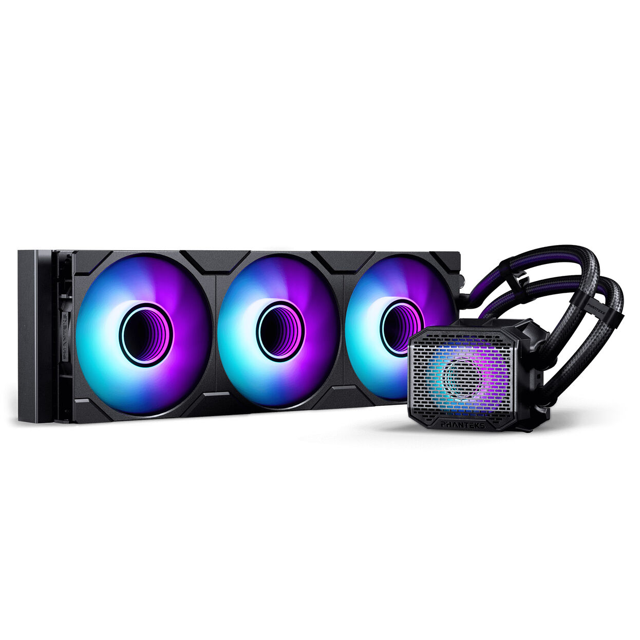 PHANTEKS Glacier One 360M25 Gen2 DRGB AiO Liquid Cooler - 360mm, Black