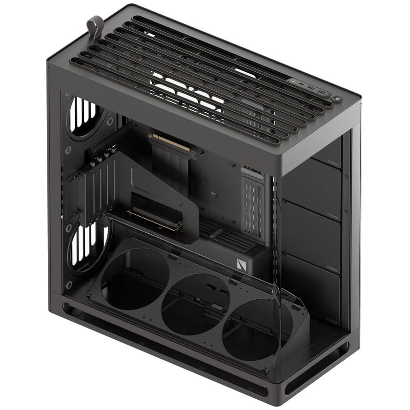 HAVN HS 420 VGPU PC Case, Mid Tower, E-ATX, Tempered Glass, PCIe 5.0 ...