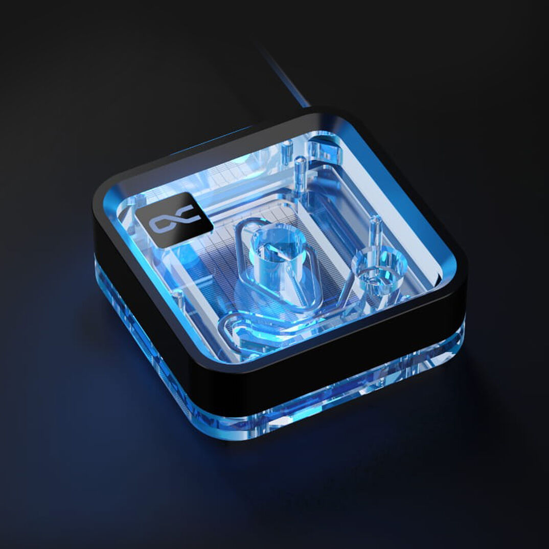 Alphacool Core 1 Aurora LT CPU-Kühler - ARGB, Acryl