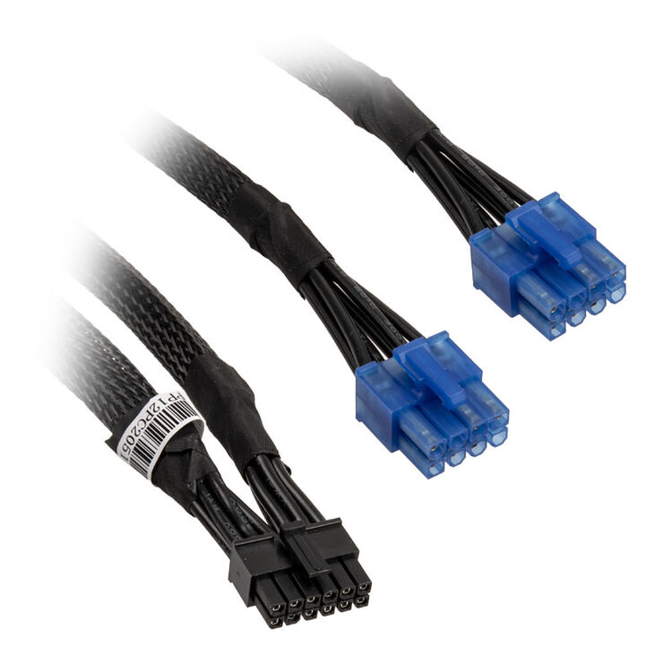 SilverStone 2x 8-pin PCIe to 12-pin PCIe GPU cable for modular power ...