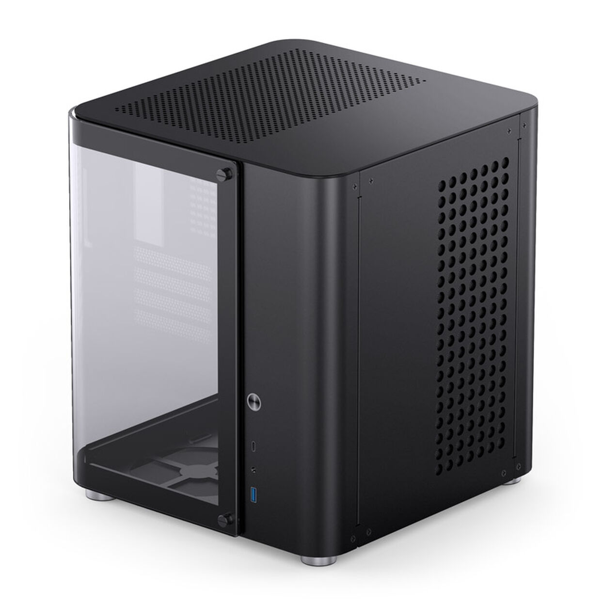 Jonsbo TK-1 2.0 Micro-ATX case, Tempered Glass - black
