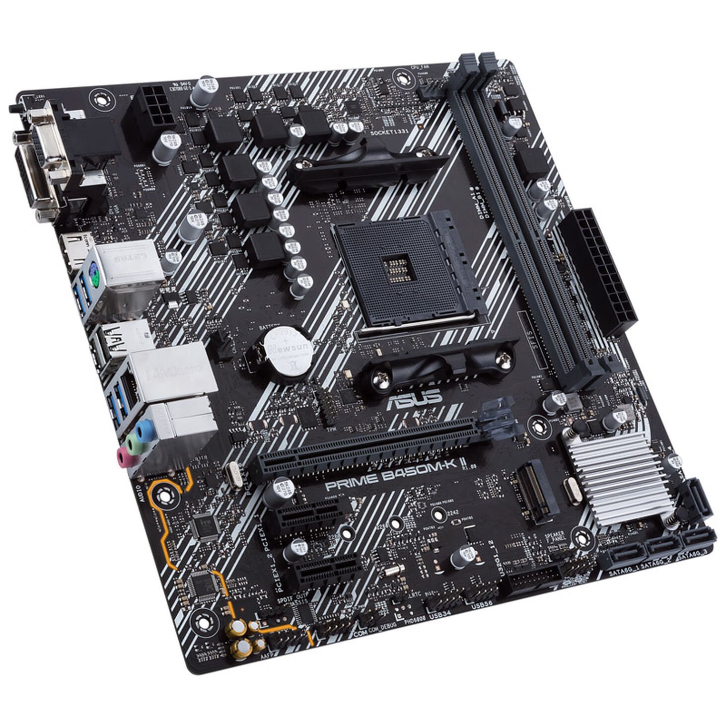 ASUS PRIME B450M-K II, AMD B450 Mainboard - Sockel AM4