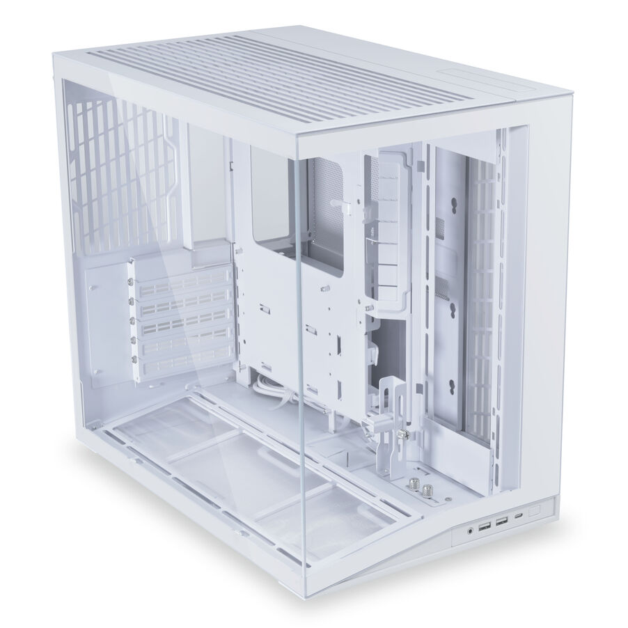 Lian Li O11 Dynamic Mini V2 PC Case, Mini Case, ATX, Tempered Glass - White