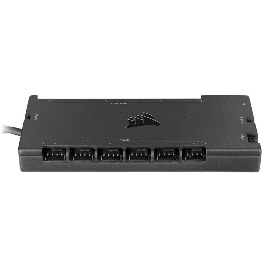 Corsair Commander Core XT RGB LED Controller + Fan Hub - schwarz