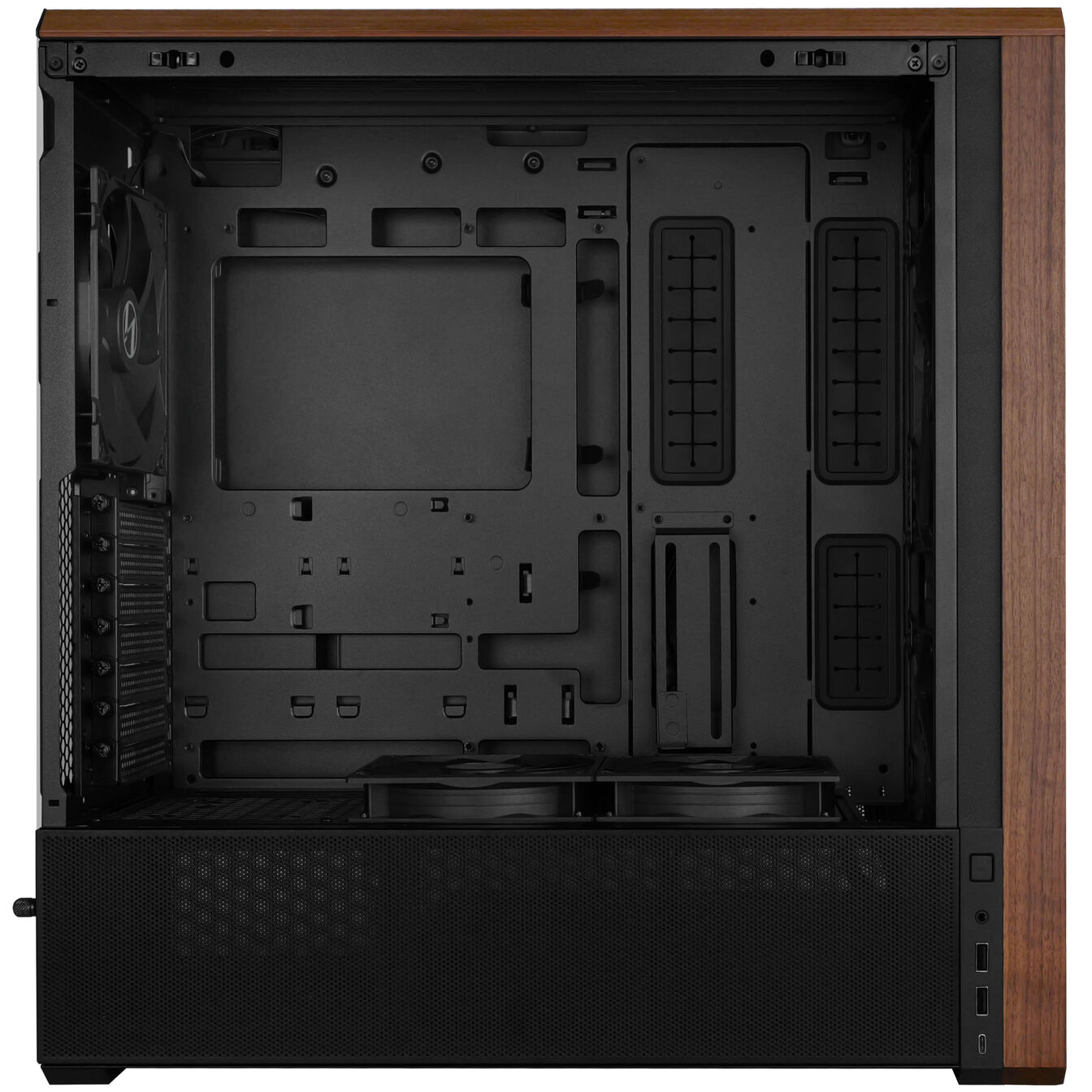 Lian Li Lancool 217 PC Case, Mid Tower, ATX, Tempered Glass - Black