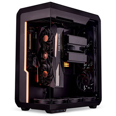 Ssupd Xhuttle PC case, mid tower, ATX, RGB, tempered glass - black