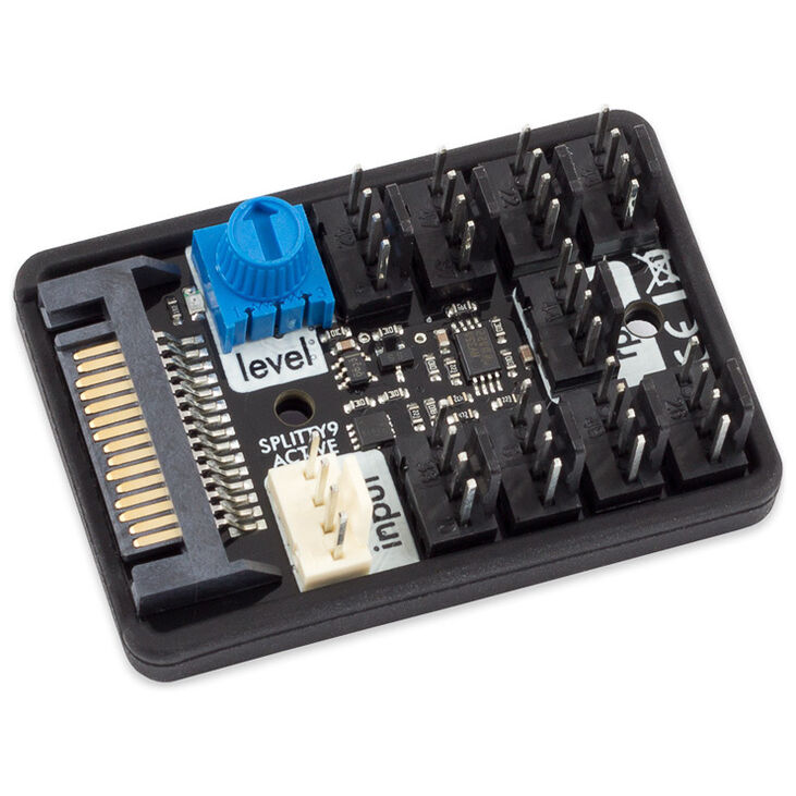 aqua computer SPLITTY9 ACTIVE - aktiver Splitter für bis zu 9 PWM-Lüfter