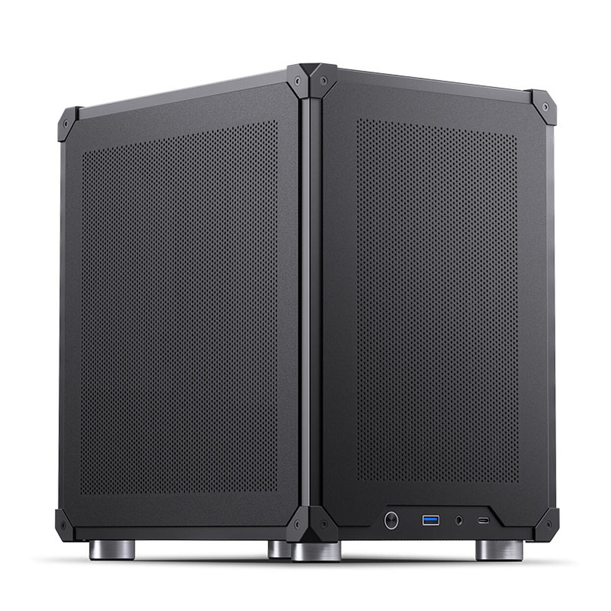 Jonsbo C6 PC Case, Mini Tower, Micro-ATX - black