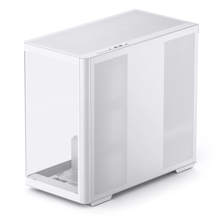 Jonsbo D300 Mid Tower, 270 degrees, Tempered Glass - White