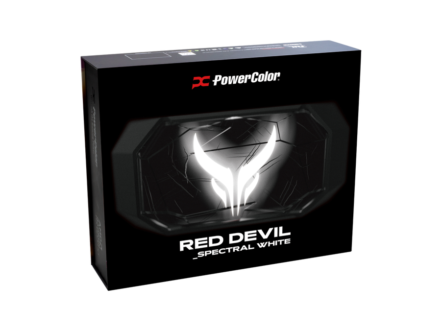 PowerColor Red Devil Spectral White Radeon RX 9070 XT Graphics Card ...