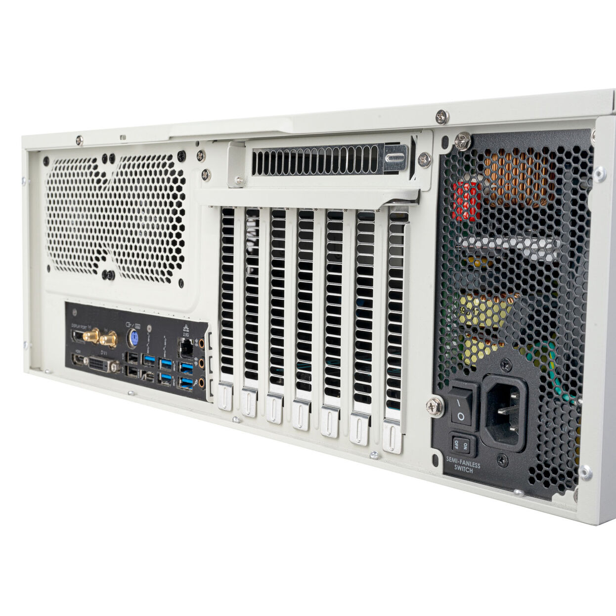 Silverstone FLP01 PC case, HTPC, SSI-CEB/ATX - white