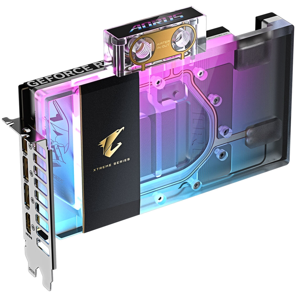 GIGABYTE Aorus GeForce RTX 5080 Xtreme Waterforce WB 16G, 16384 MB GDDR7