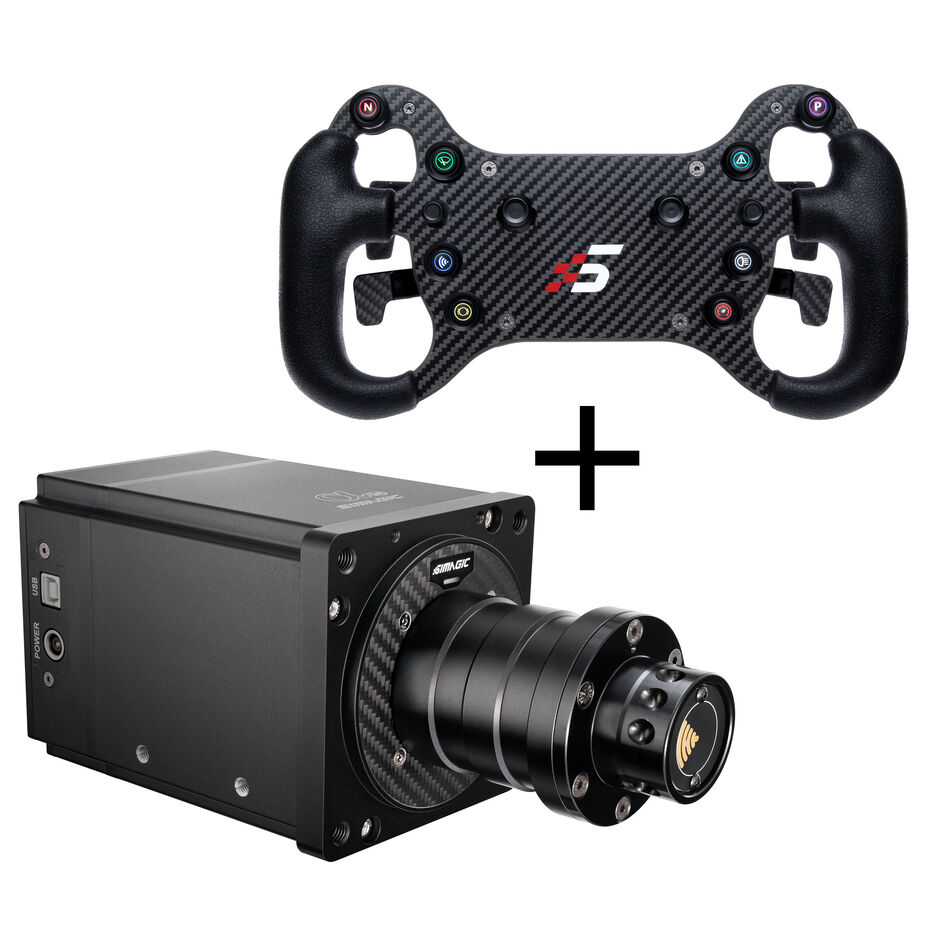 Simagic GT4 + Alpha Mini Direct Drive Wheelbase (10Nm)