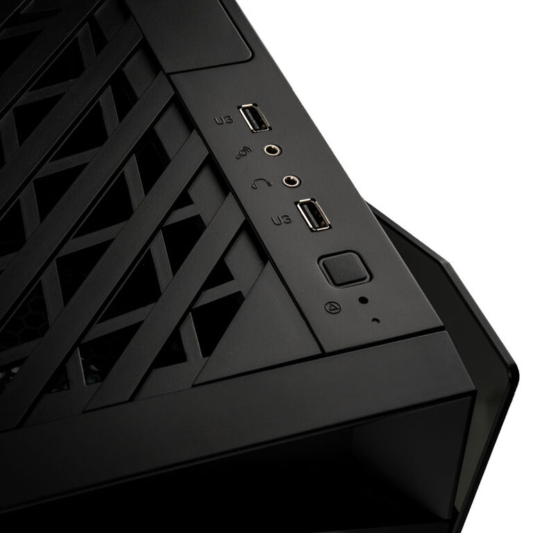 SilverStone SST-LD03B Lucid Mini-ITX Case - black