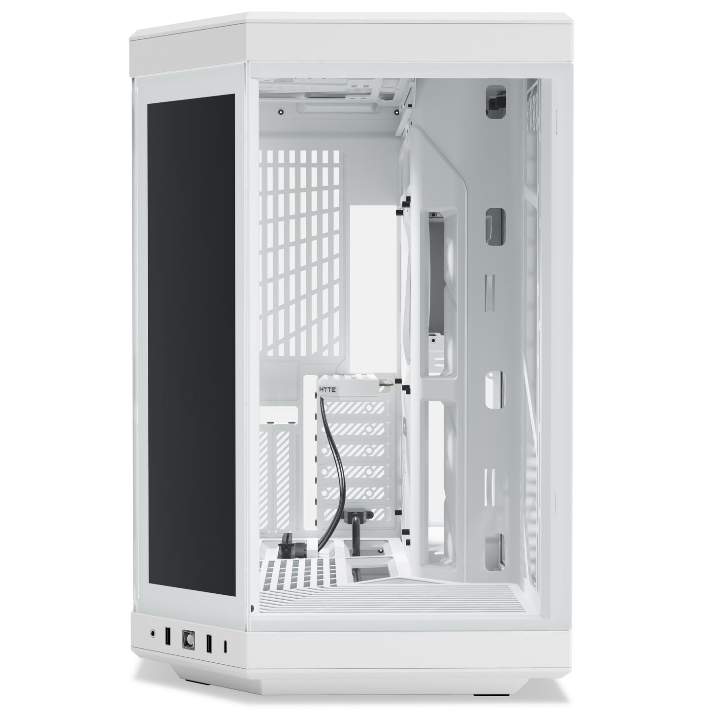 Hyte Y70 Touch Infinite PC Case, Mid Tower, ATX, Tempered Glass - Snow ...