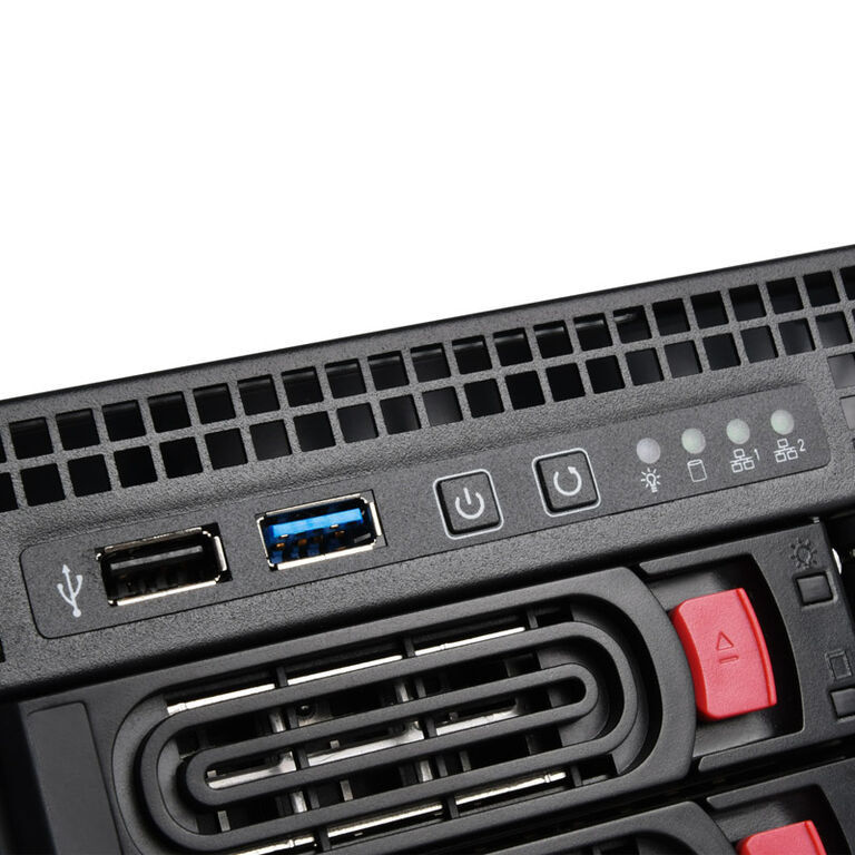 SilverStone RM21-308 Rackmount Server Case, 2U, Micro-ATX - black