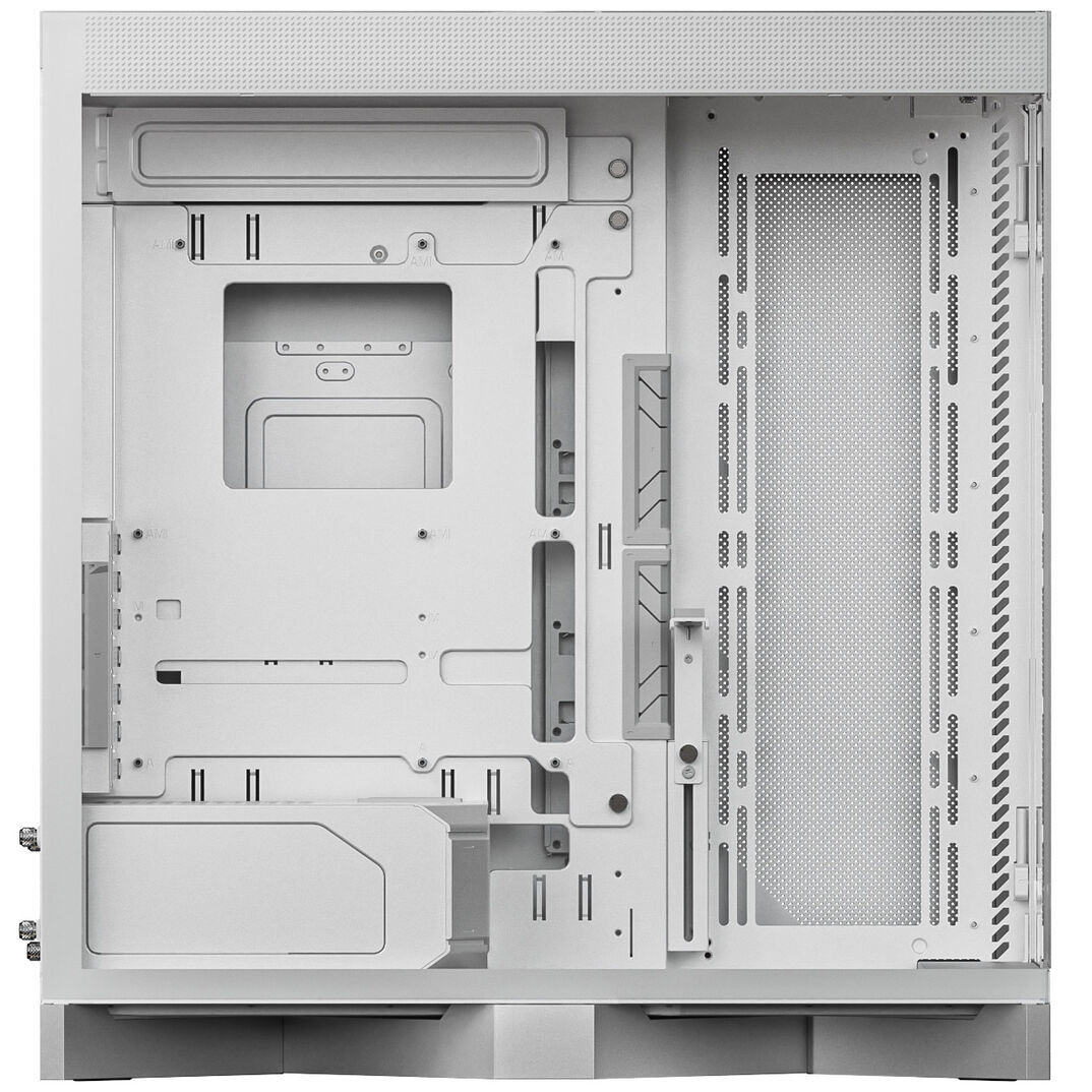 TRYX LUCA L70 PC Case, Mid-Tower, E-ATX, Tempered Glass – White