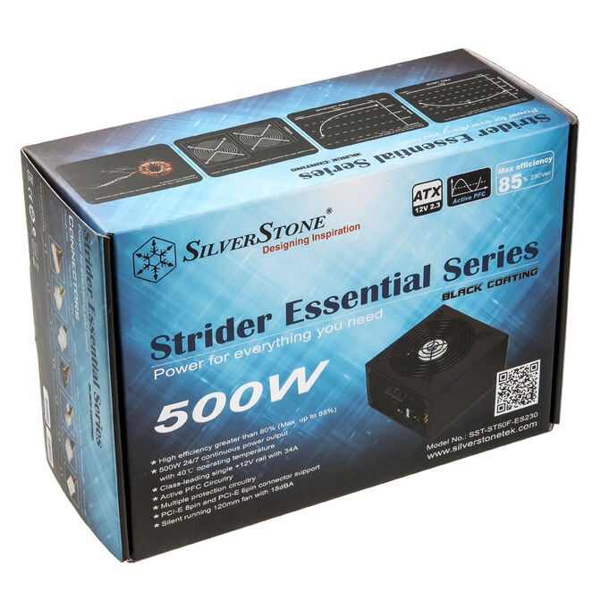 SilverStone SST-ST50F-ES230 v2.0 Strider Essential Series - 500 Watt